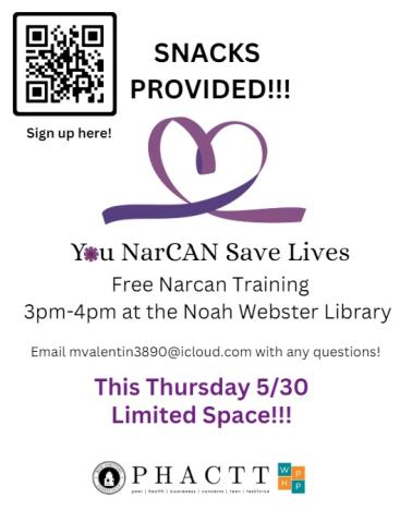 Teen: You NarCAN Save Lives: a PHACTT Campaign (NWL) | West Hartford ...